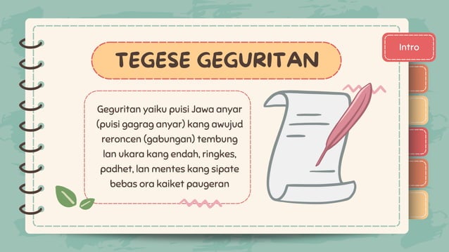 materi Bahasa Jawa Tema Geguritan Fase F | PDF