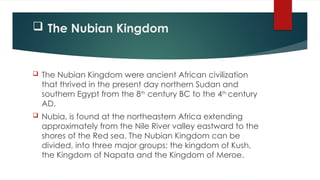 The Rise and Development of Early African Civilizations | PPTX