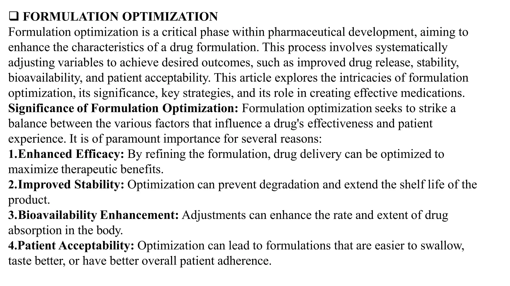 Formulation development of pharmaceutical drug | PPTX | Pharmaceutical ...