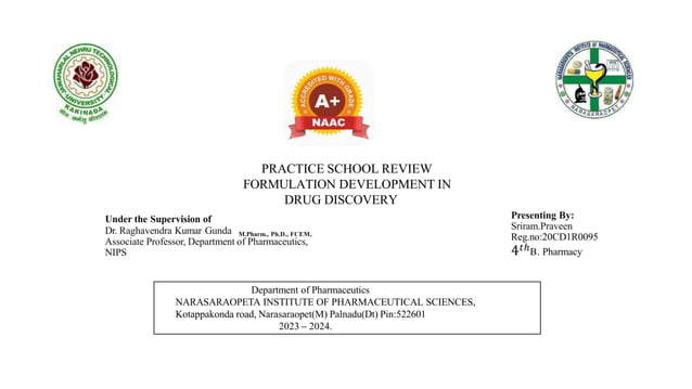 Formulation development of pharmaceutical drug | PPTX | Pharmaceutical ...