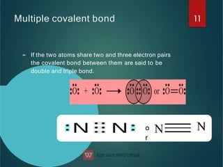 Chemical Bonding class eleven science part 1 chemistry | PPT
