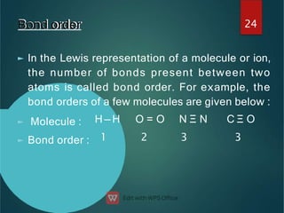 Chemical Bonding class eleven science part 1 chemistry | PPTX