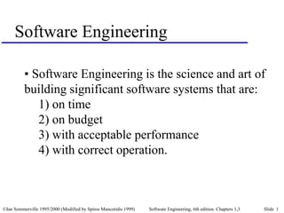 Software Engineering | PPT