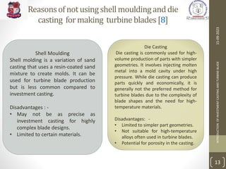 Introduction to Investment casting and Turbine Blade.pptx