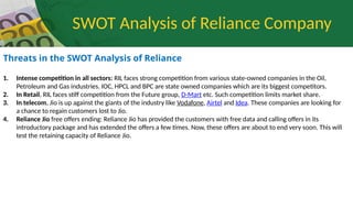SWOT & SMART ANALYSIS OF 2 COMPANIES of india | PPT