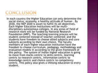 National Education Policy: Critical Analysis | PPTX