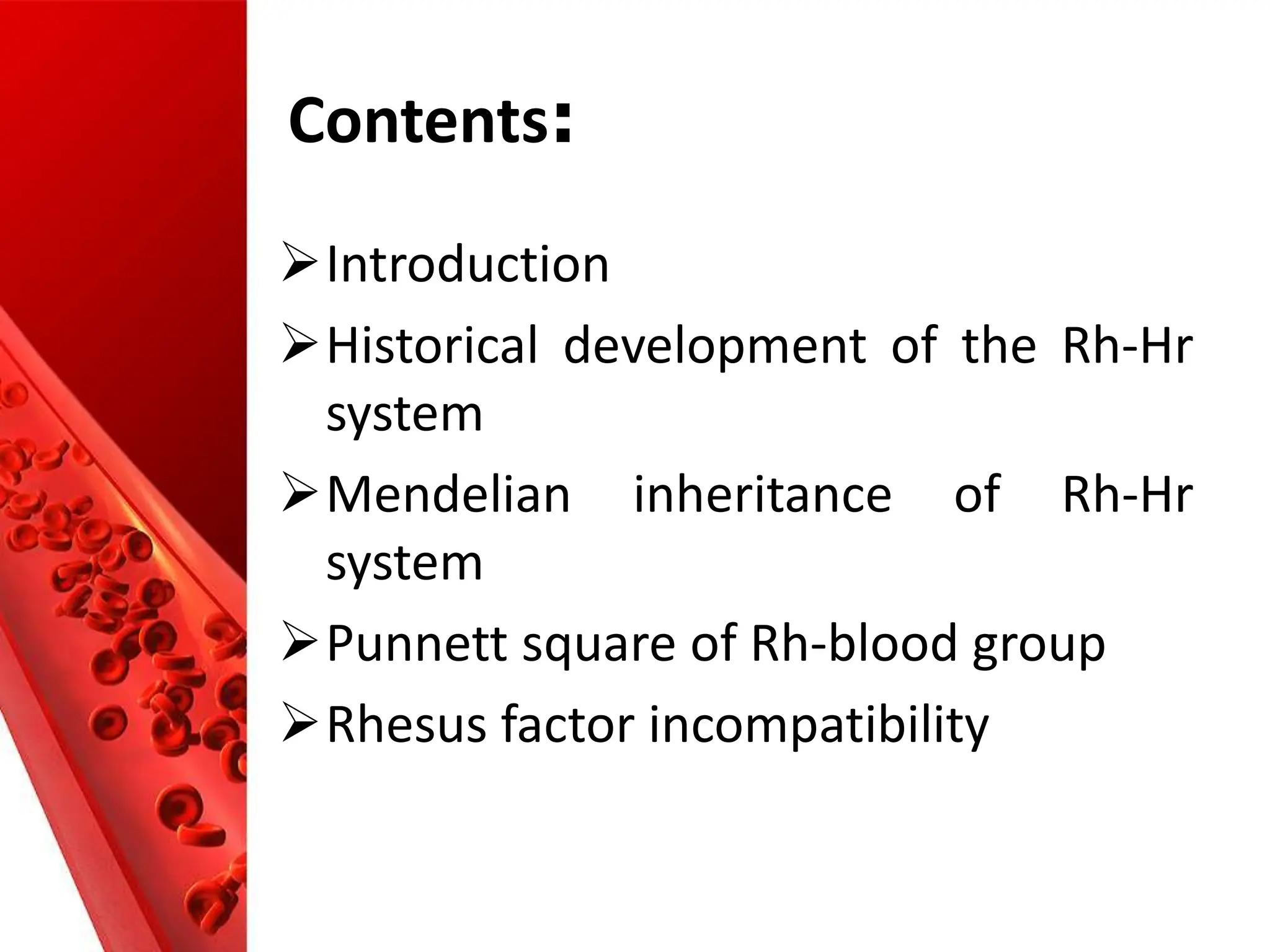 RH blood group system | PPTX