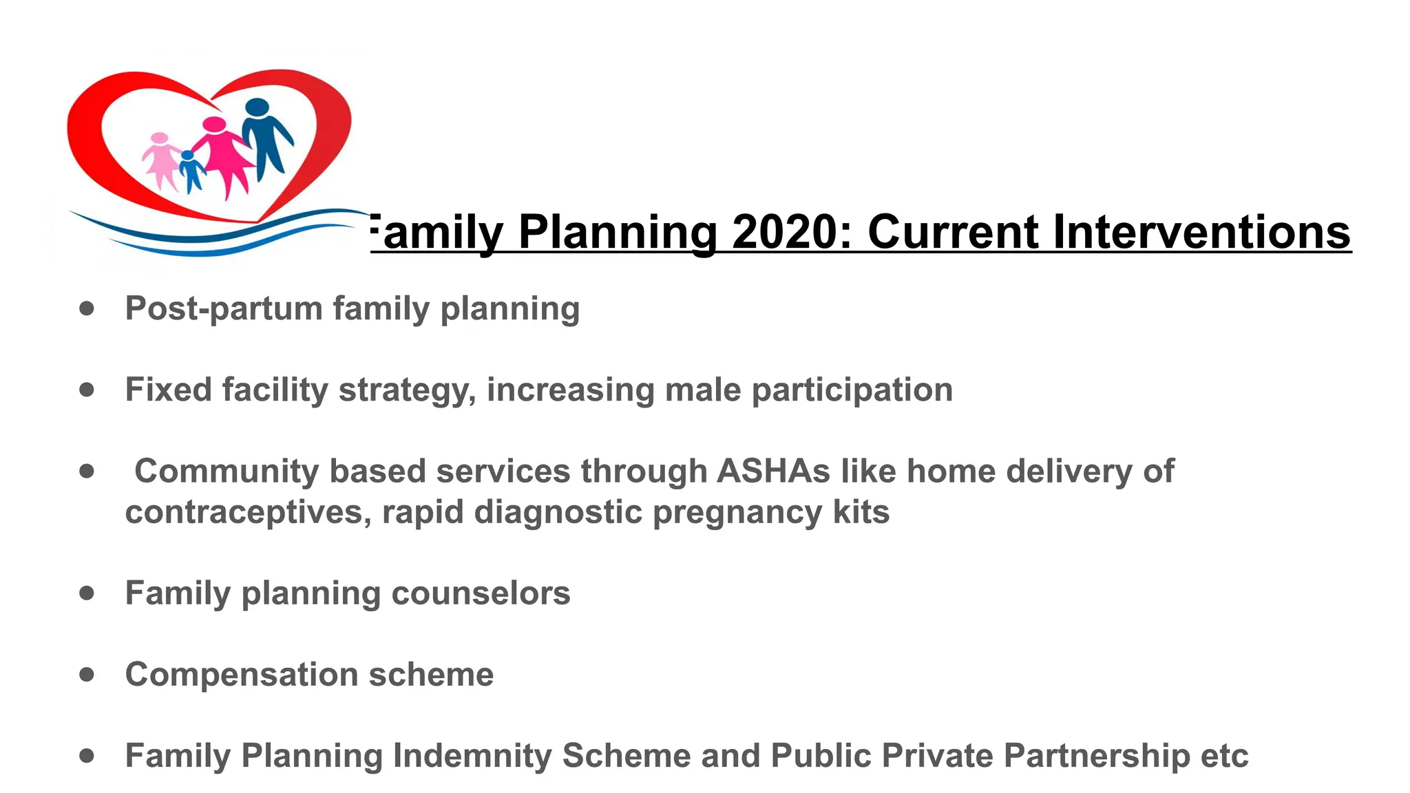 Family planning 2020 ppt presentation . | PPTX