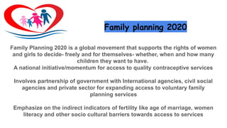 Family planning 2020 ppt presentation . | PPTX