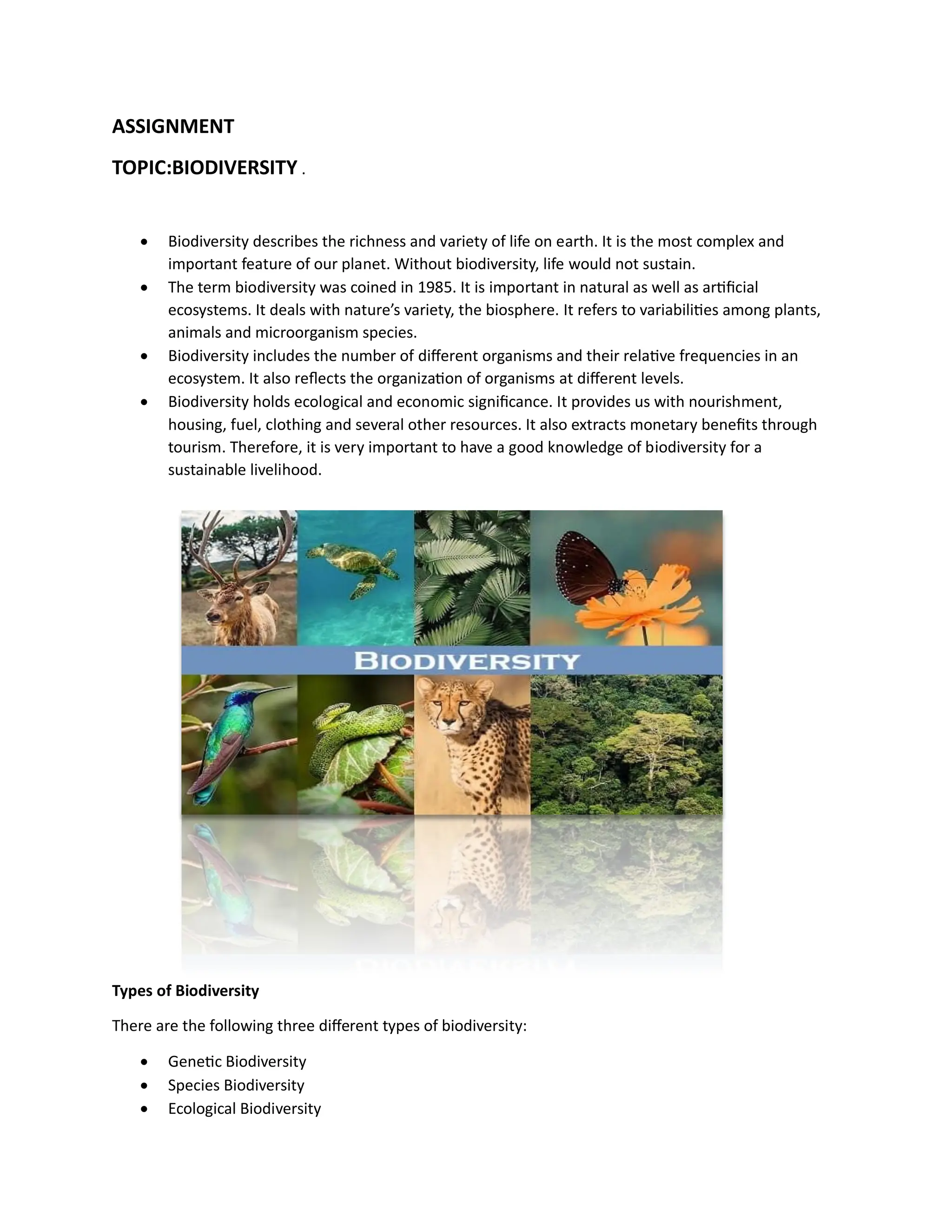 Biodiversity pdf | PDF | Biological Sciences | Science