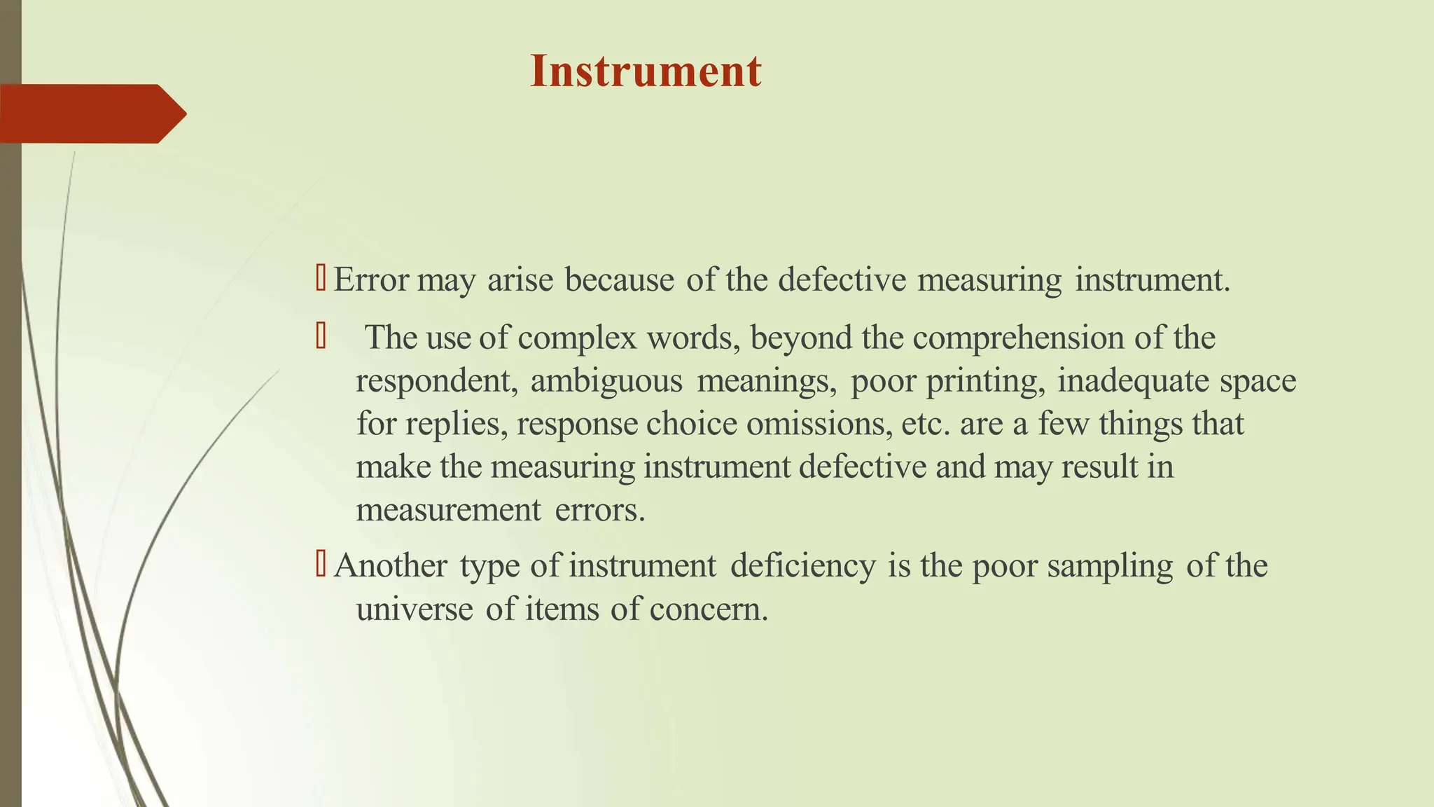 Error in measurement is defined in this ppt | PPTX