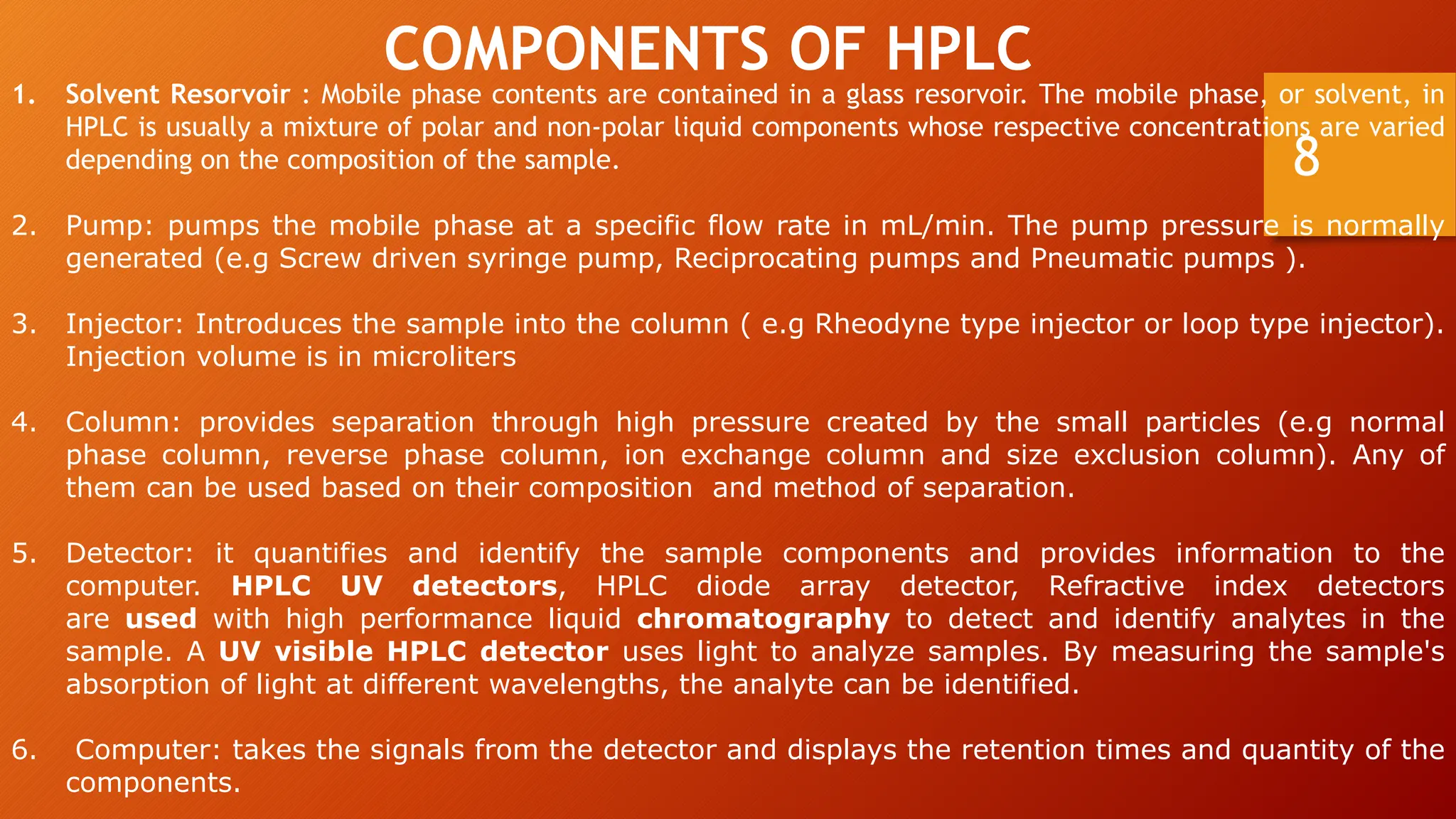 high performance liquid chromatography 22 | PPTX