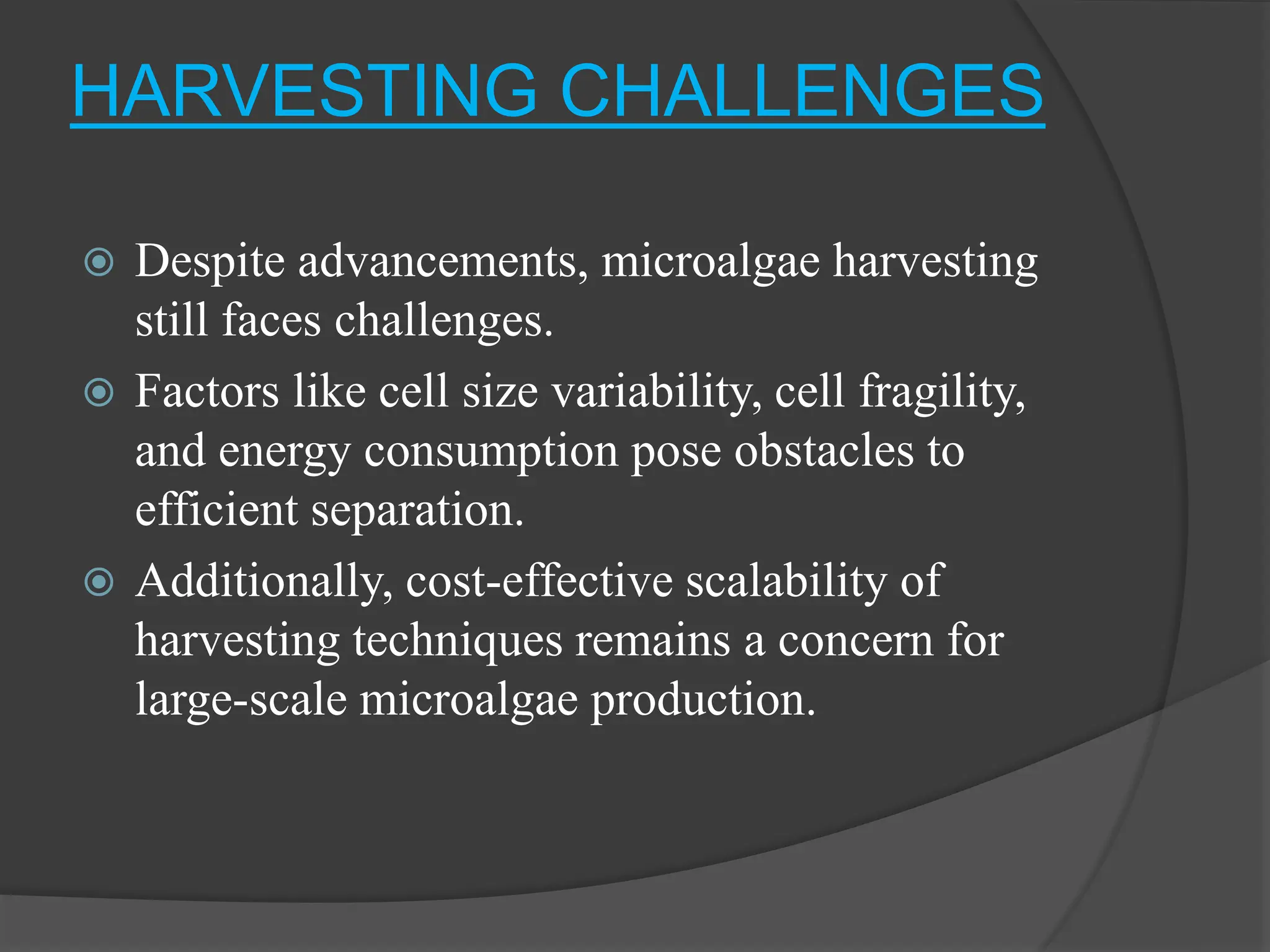 Harvesting Of Microalgae Biomass Ppt