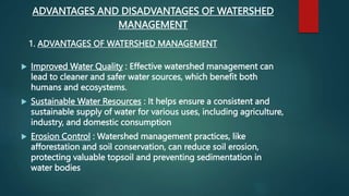 Watershed management is an important topic to implement | PPT