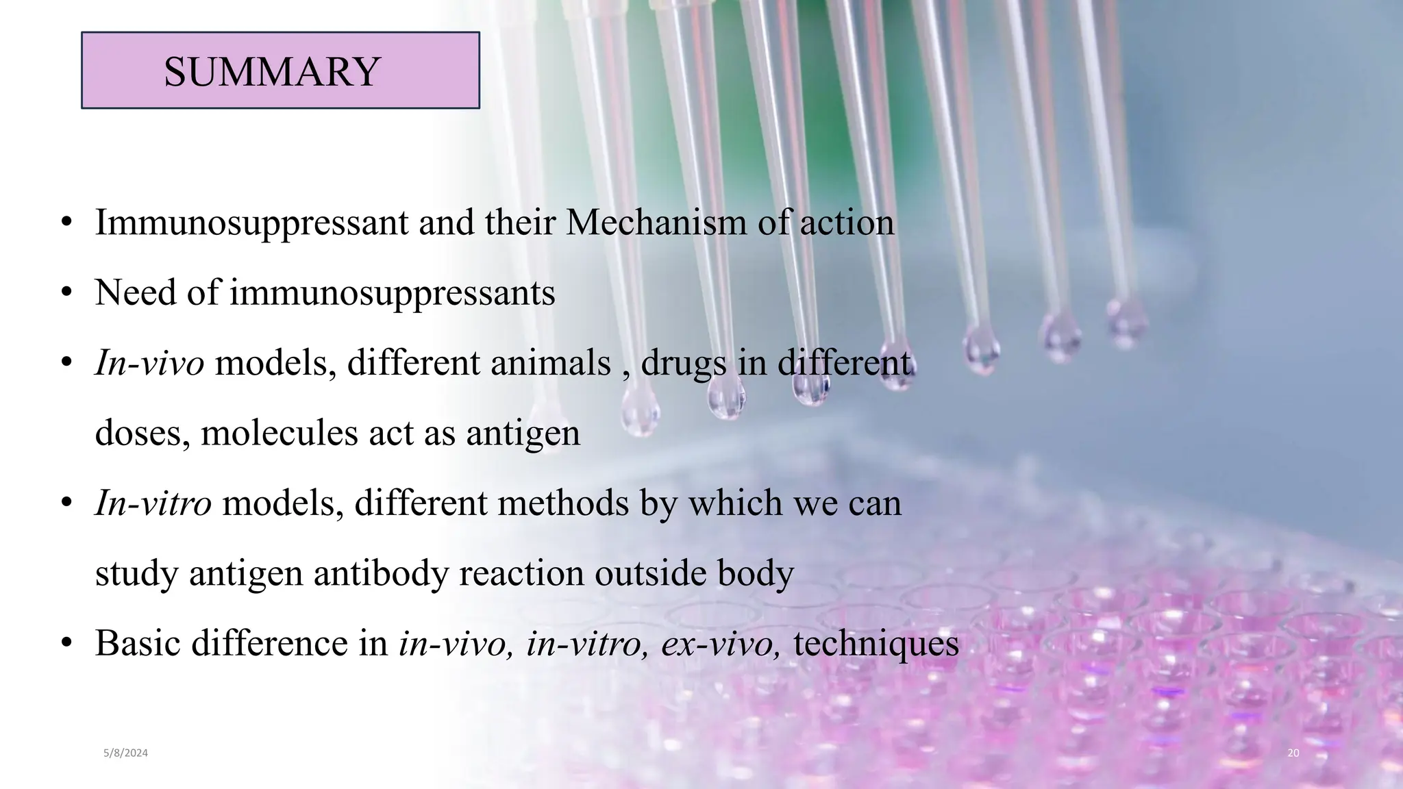 Screening models For immunosuppressants ..pptx