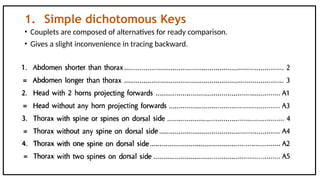 Taxonomic keys and. Their types. .pptx