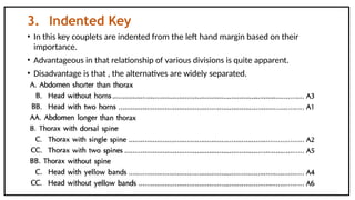 Taxonomic keys and. Their types. .pptx