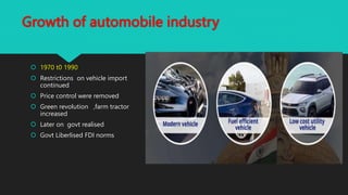 Automobile industry in india .. | PPTX