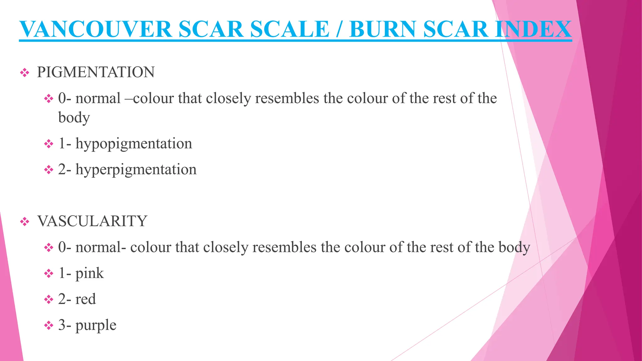 Post burn scar and scar contracture. | PPTX