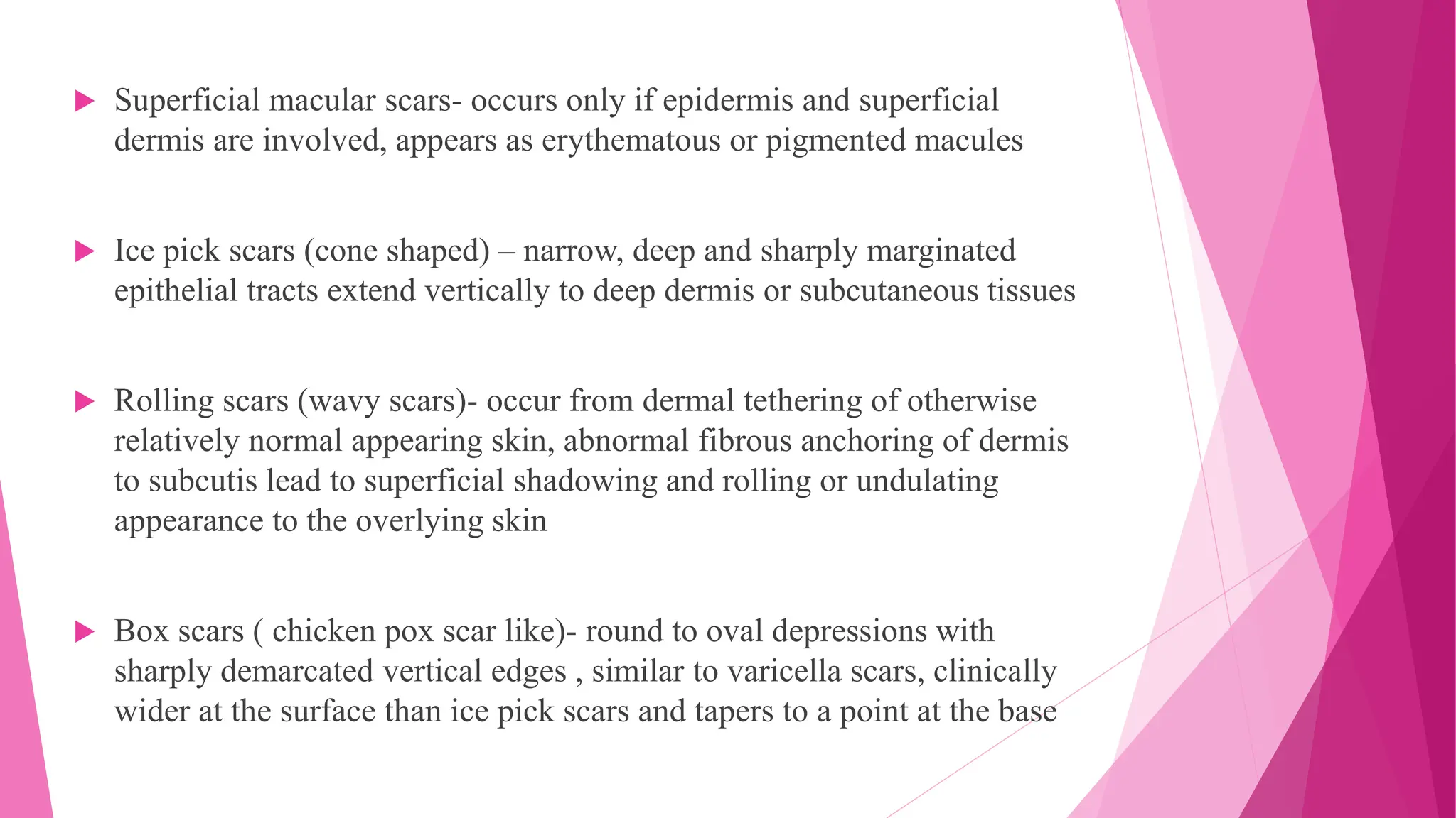 Post burn scar and scar contracture. | PPTX