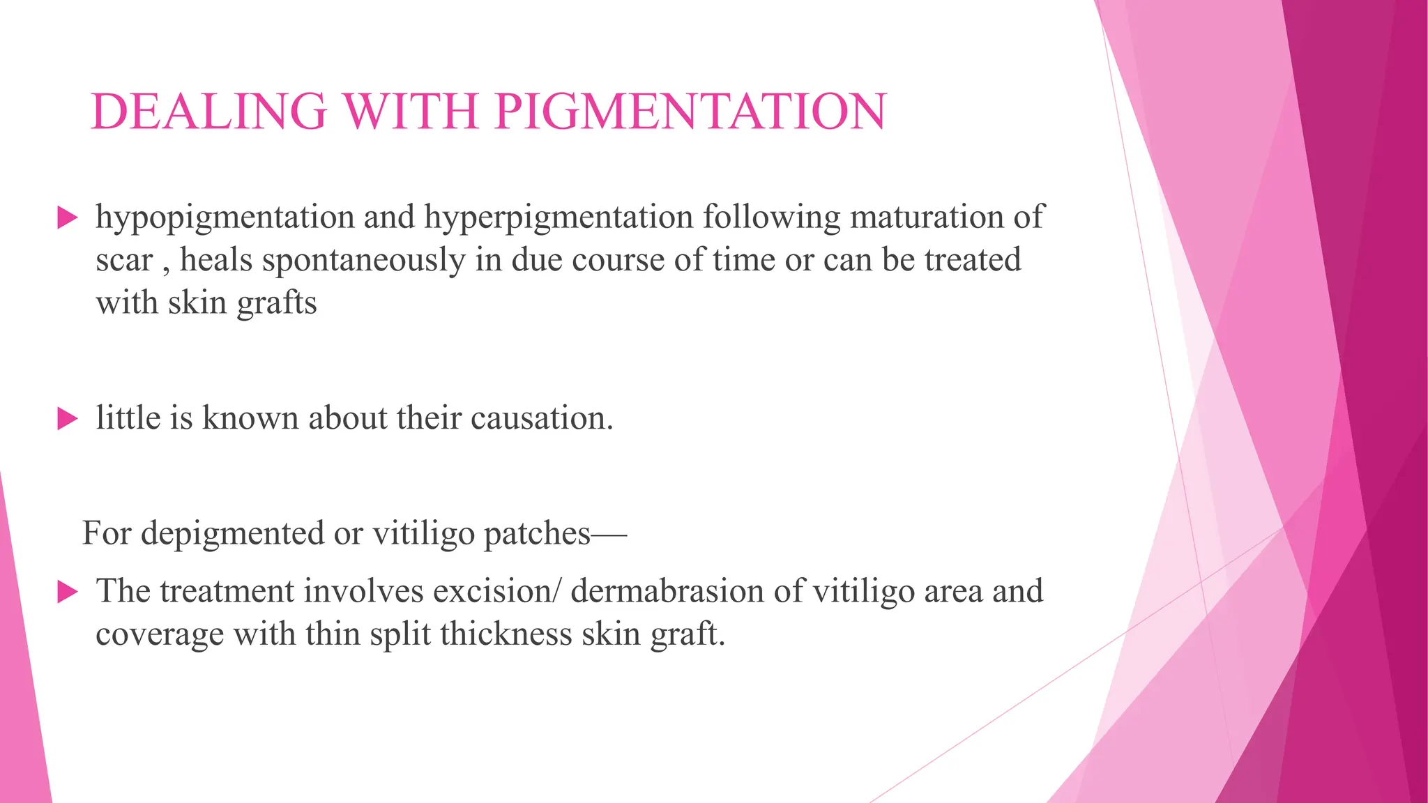 Post burn scar and scar contracture. | PPTX