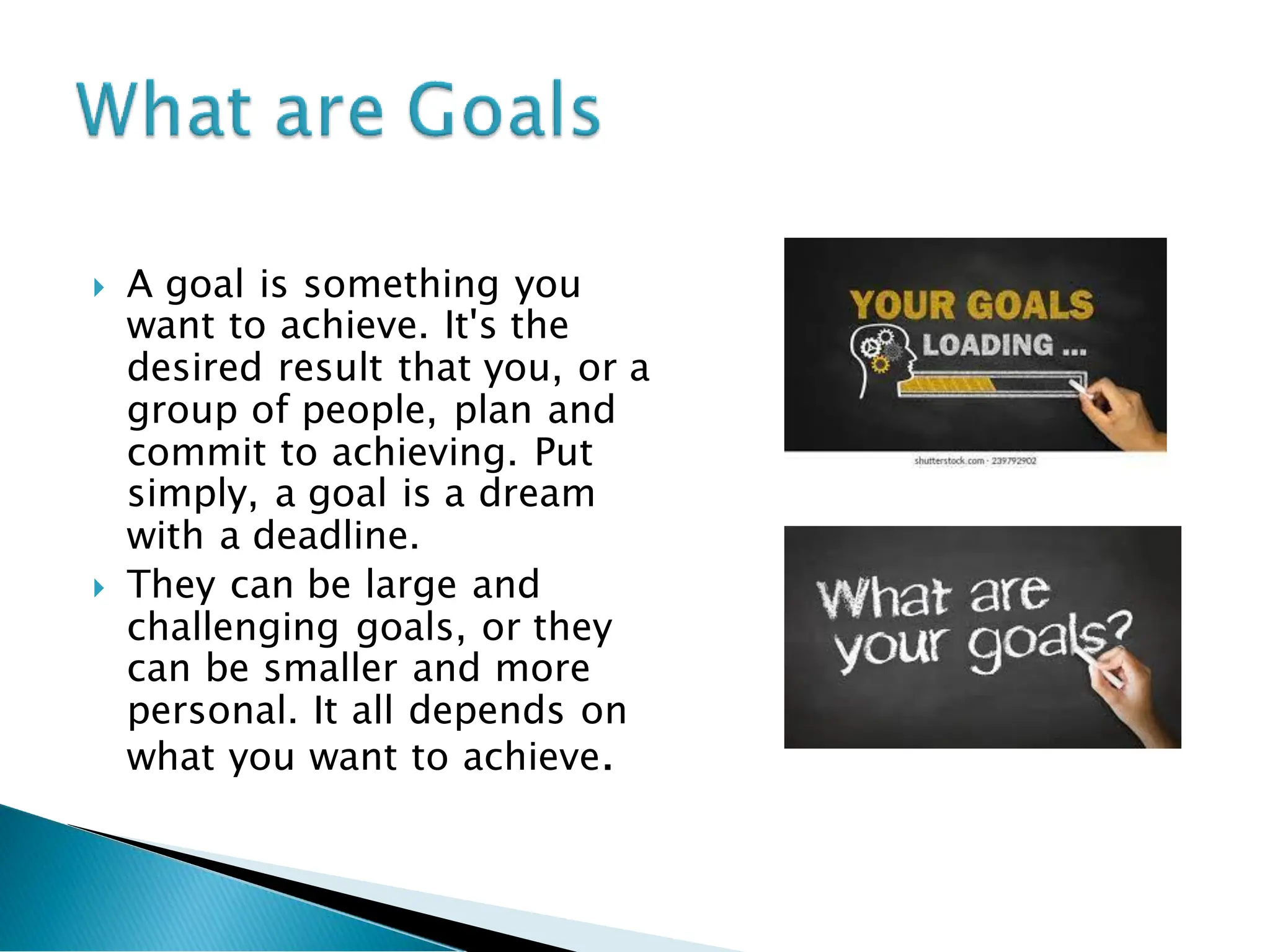 Ways to achieve goals and become successful in life . | PDF