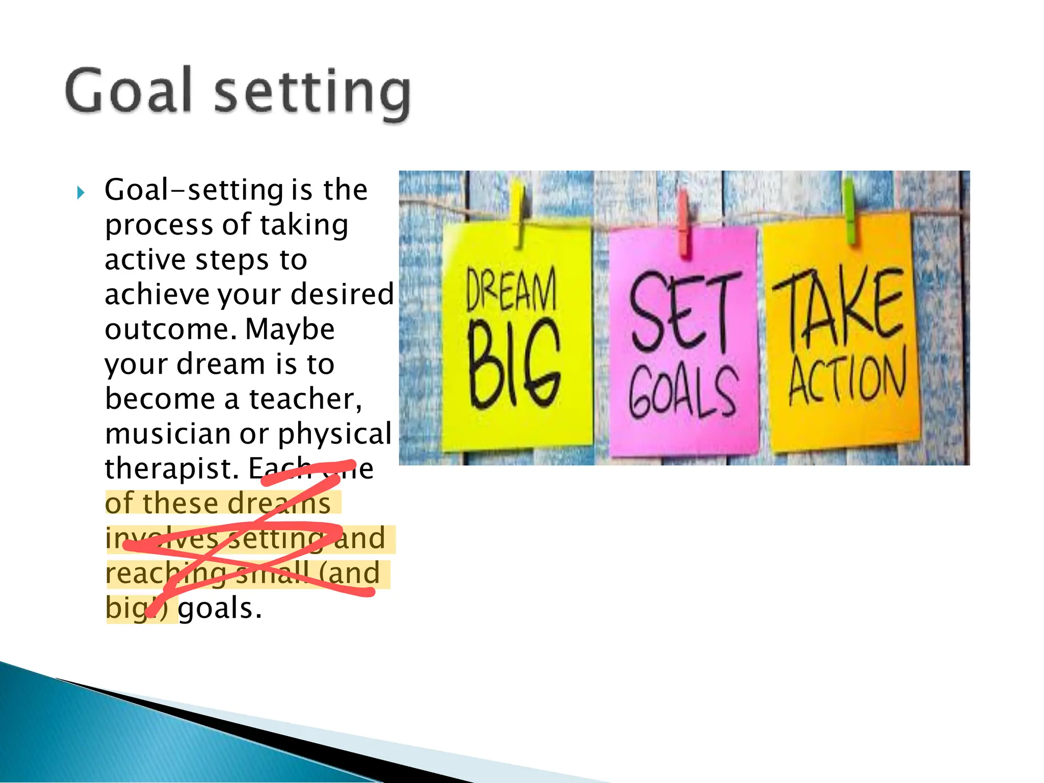 Ways to achieve goals and become successful in life . | PDF