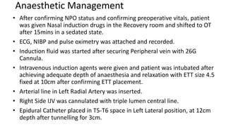 Anaesthetic management of a 4 year old male with vsd | PDF | First Aid ...
