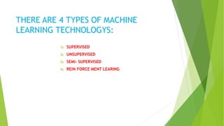 Advantages and disadvantages of ML .PPTX