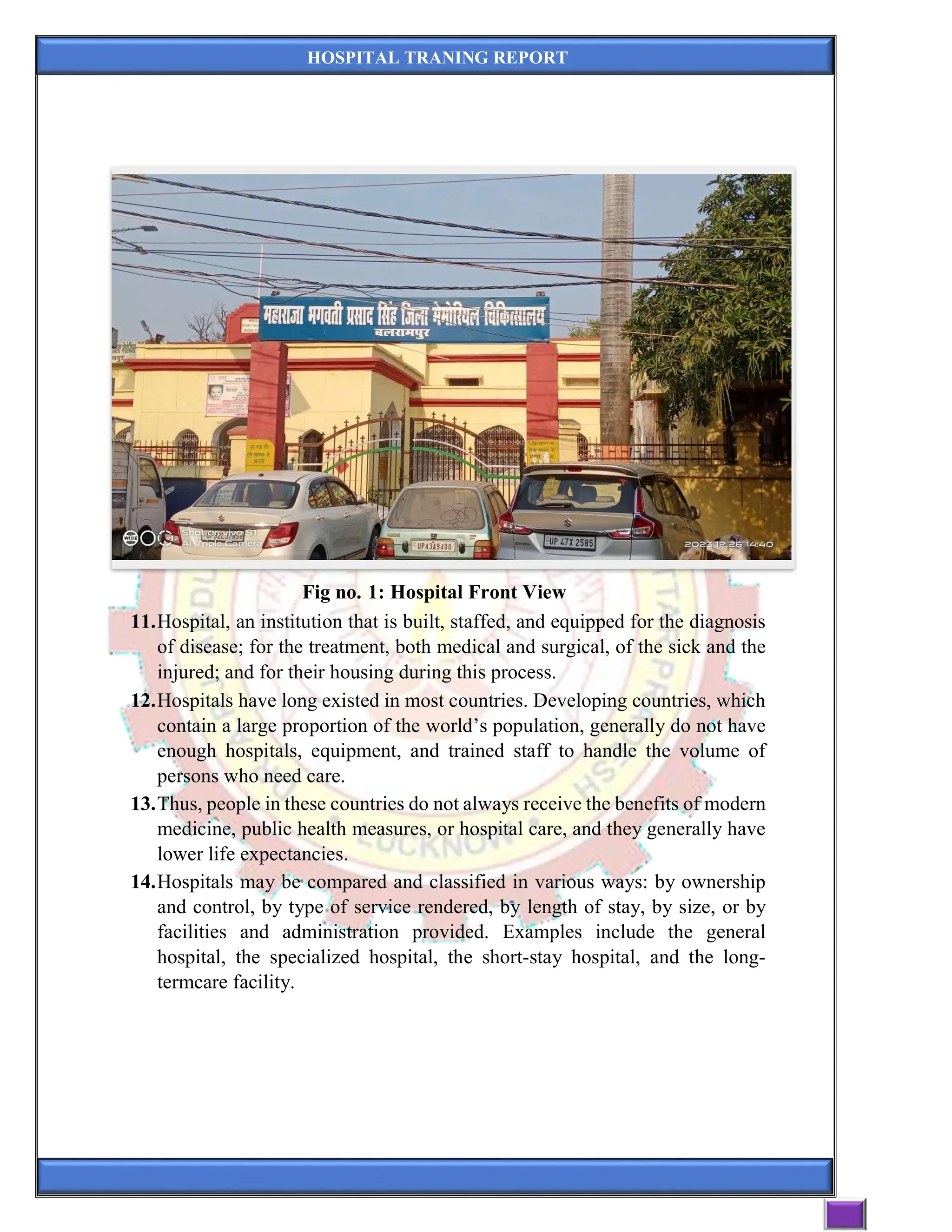 Mansoor Ansari (Hospital Training Report 5th sem ) AKTU..pdf