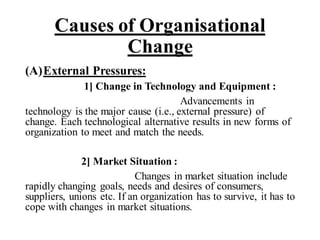 Organizational change | PDF