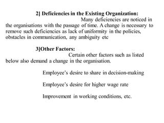 Organizational change | PDF