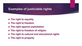 Rights are justiciable - Article 32..pptx