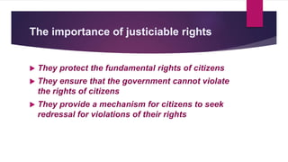 Rights are justiciable - Article 32..pptx