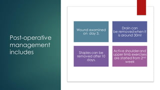 MASTECTOMY PROCEDURES NOTES PRESENTATION | PPT