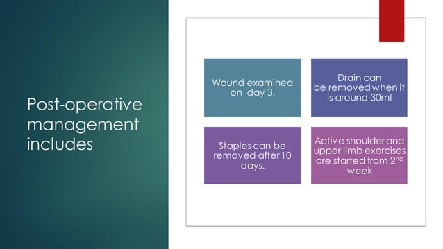 MASTECTOMY PROCEDURES NOTES PRESENTATION | PPT