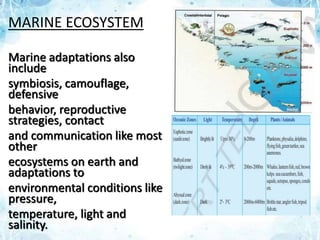 ADAPTATION OF LIVING ORGANISMS TO DIFFERENT ECOSYSTEMS | PPTX