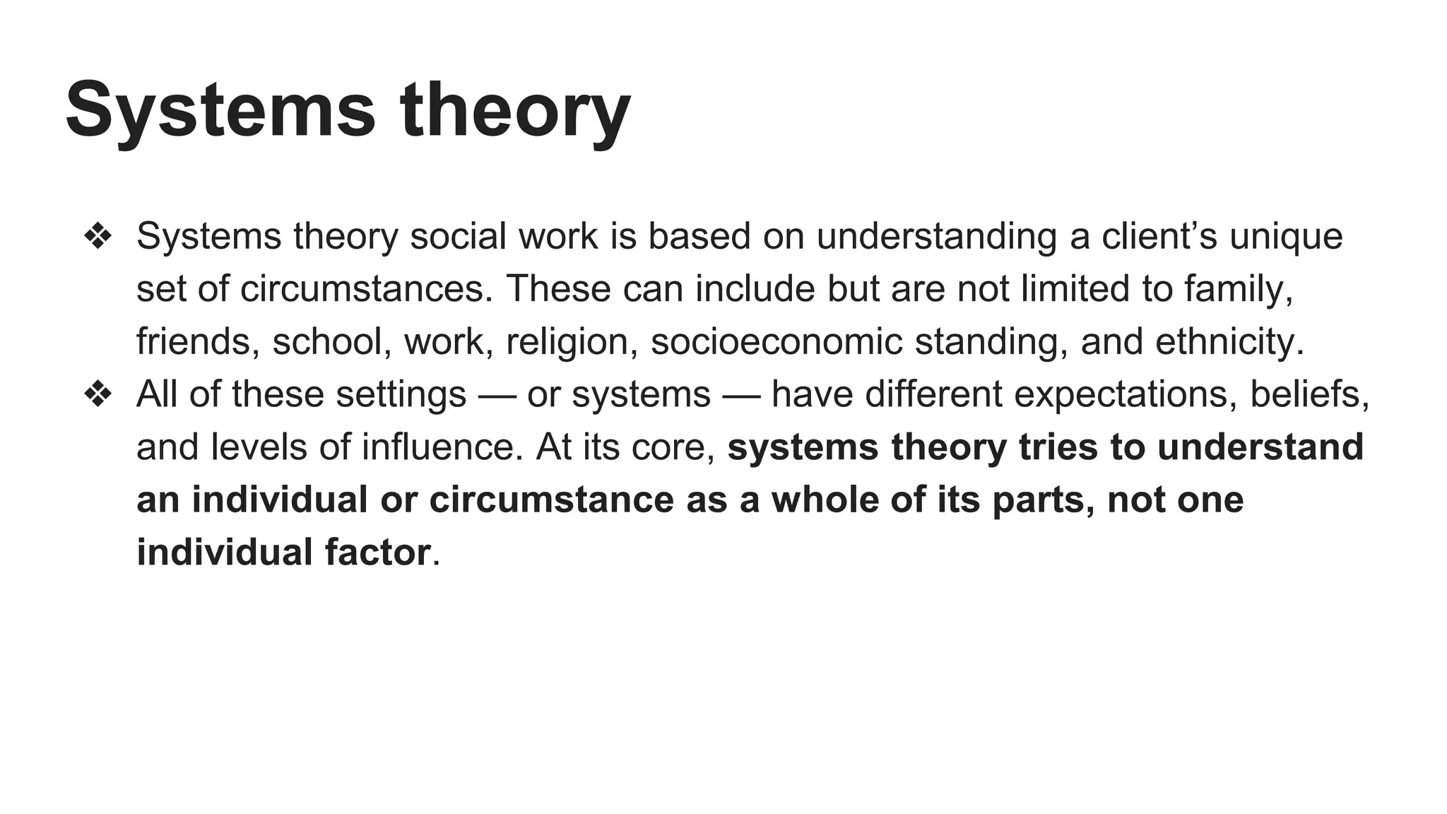System's theory/Diagram/Bronfenbrenner's ecological system theory | PPTX