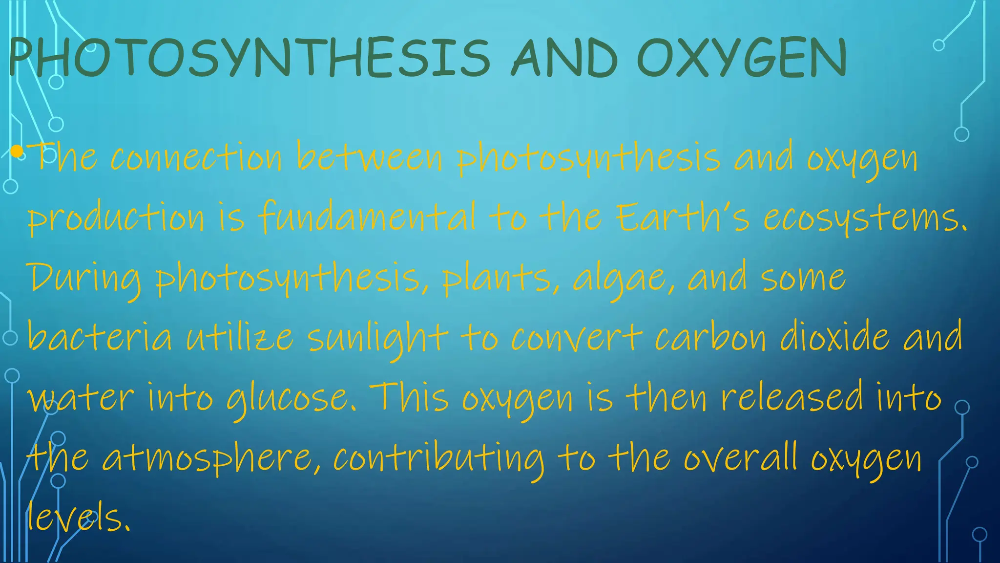 Carbon and Oxygen Cycle PPT for Class 9 children | PPTX