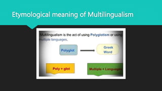 Multilingualism in Bharat, defines the linguistic diversity of India ...