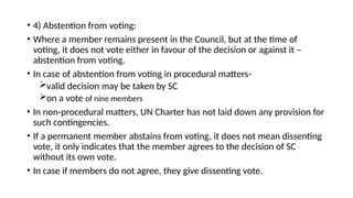 UNITED NATIONS and the functions of General Assembly and Security ...