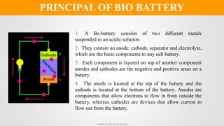 Bio battery power point presentation slide | PPT