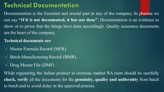 Documentation in Pharmaceutical Industry | PDF