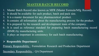 Documentation in Pharmaceutical Industry | PDF