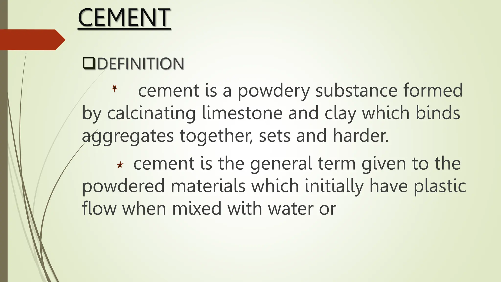 cementing raw materials plaster gypsum cement.pptx
