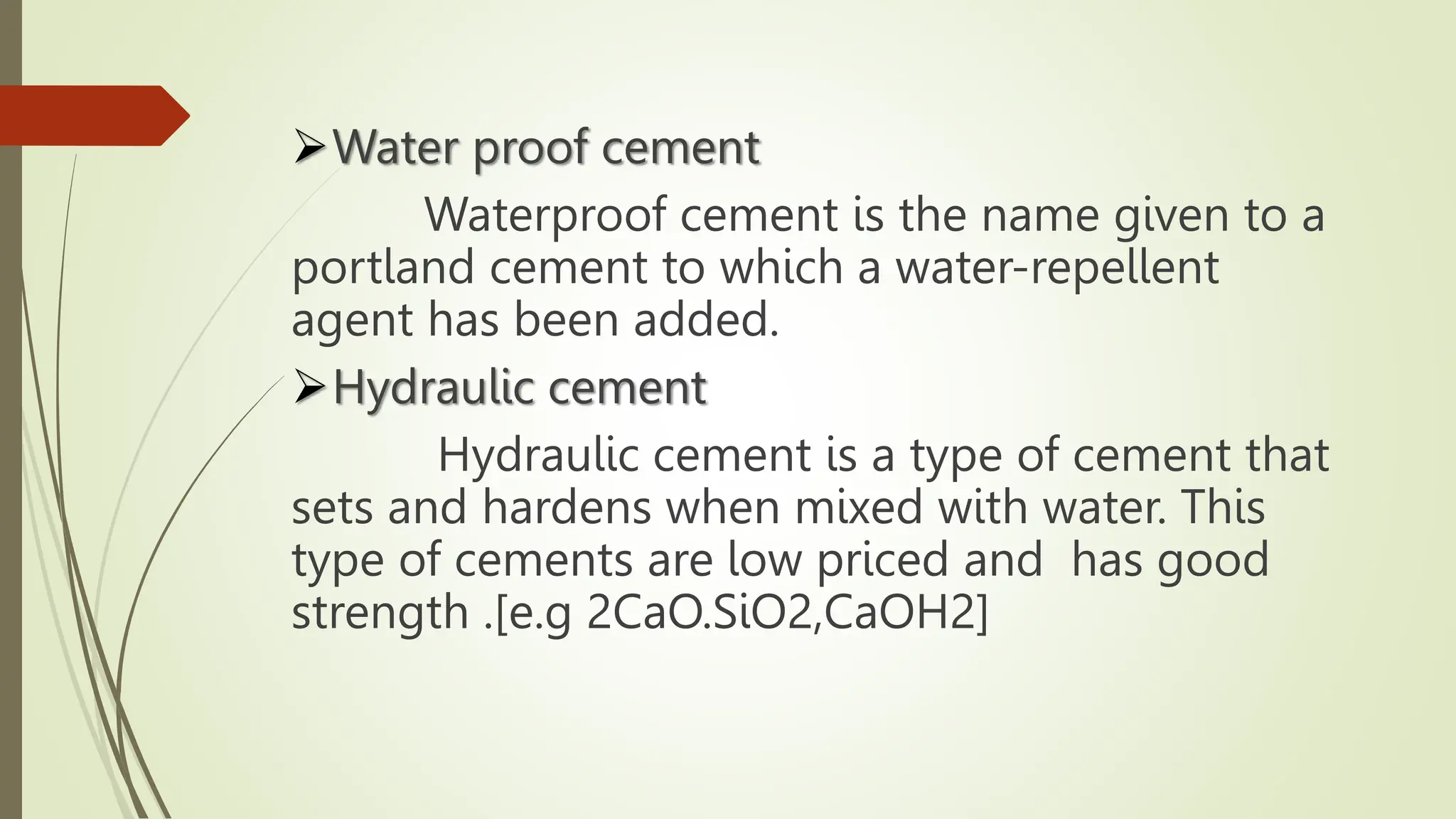 cementing raw materials plaster gypsum cement.pptx