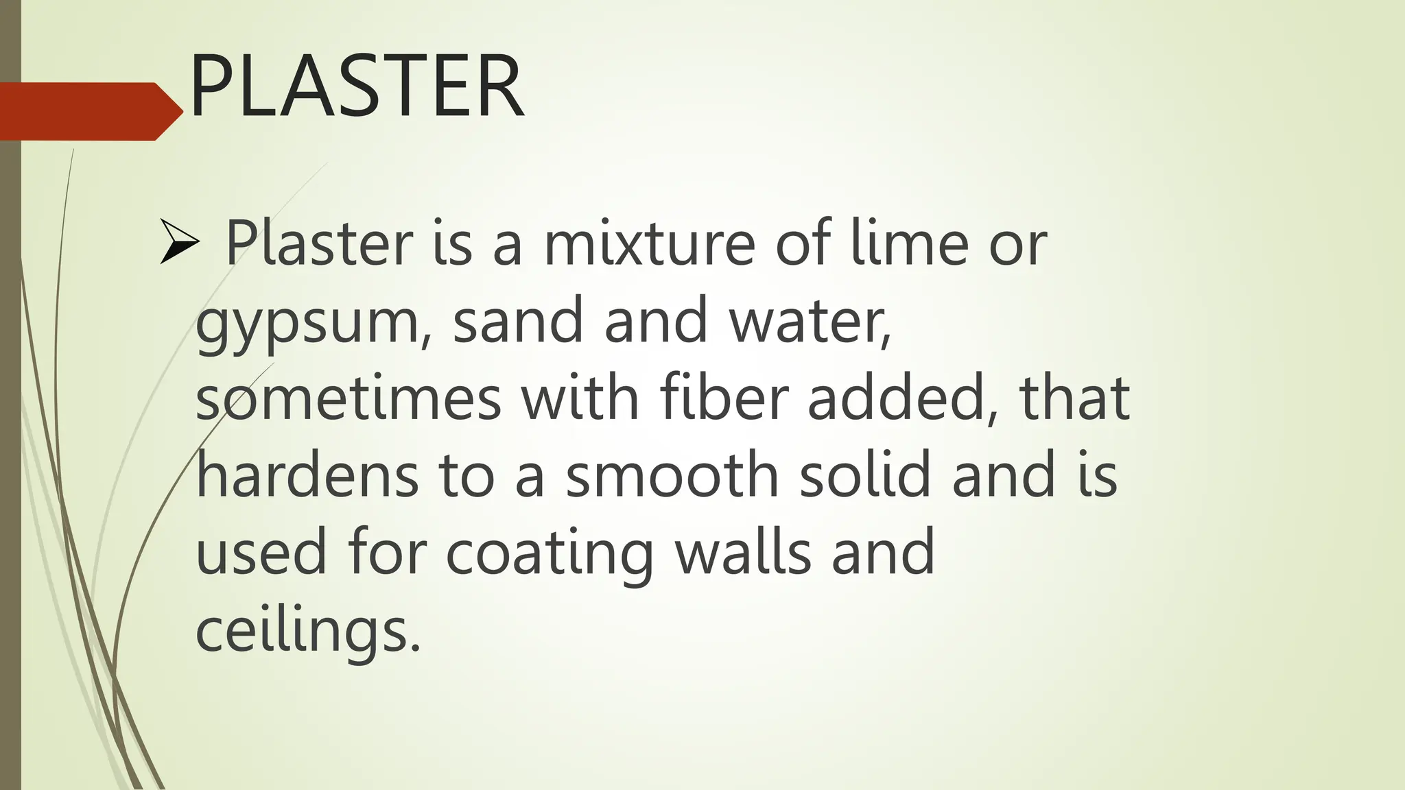 cementing raw materials plaster gypsum cement.pptx