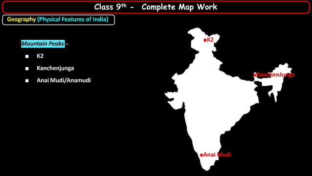 Class 9 Complete Map Work by Digraj Sir.pptx | Geography | Science