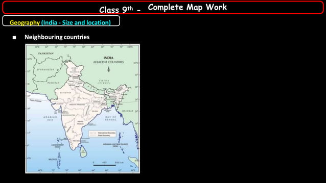 Class 9 Complete Map Work by Digraj Sir.pptx | Geography | Science