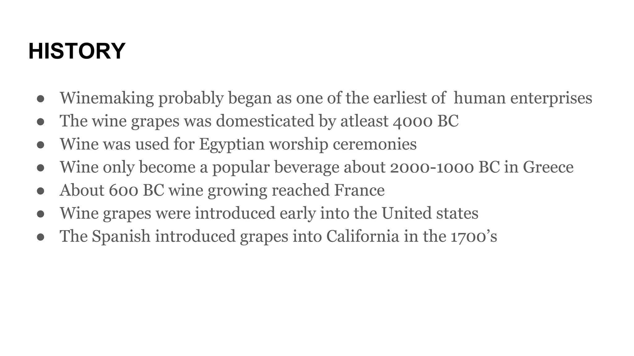 Industrial production of wine(about the various stages) | PPTX